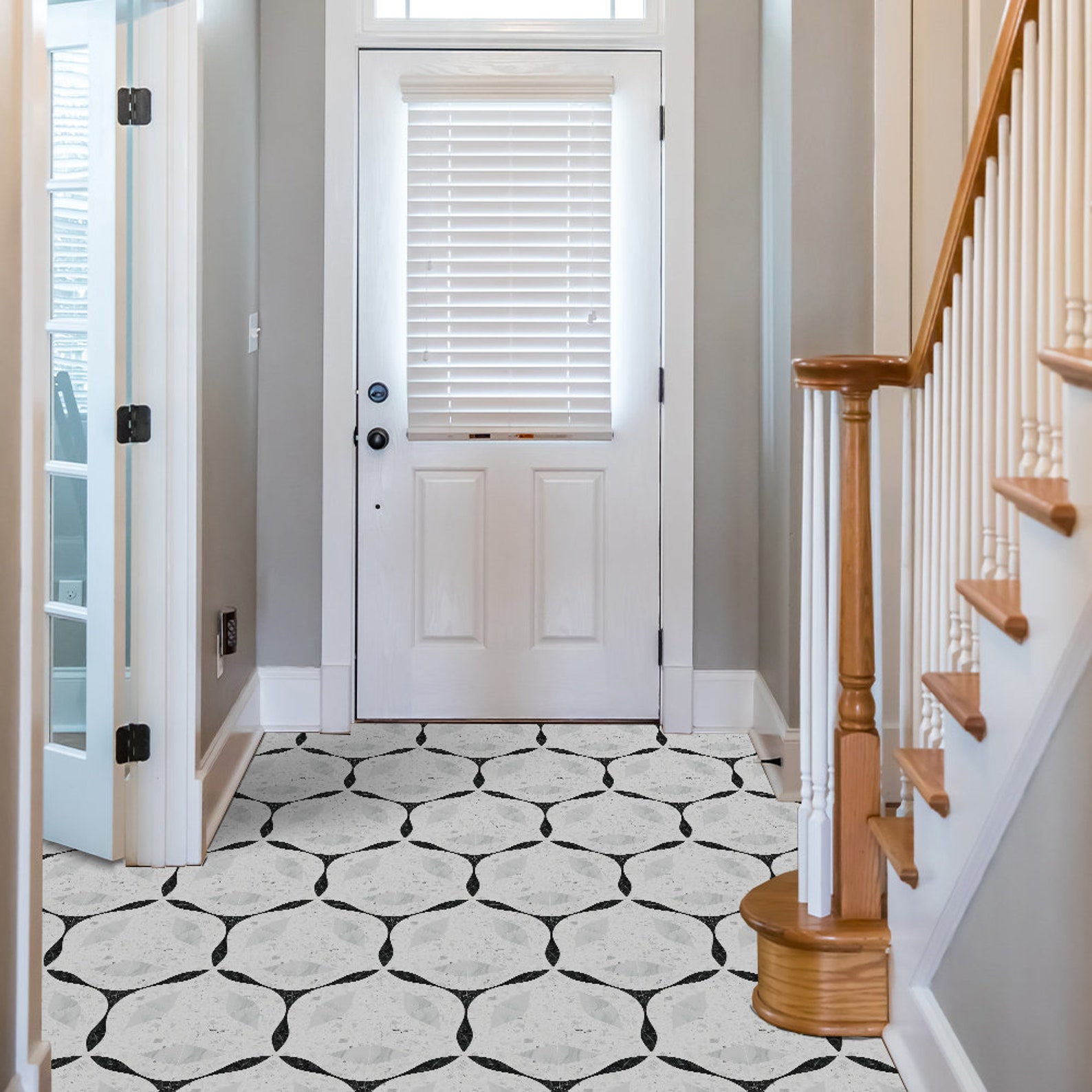 Floor Tile Sticker Peel and Stick Hexagonal Flooring Decal | Etsy