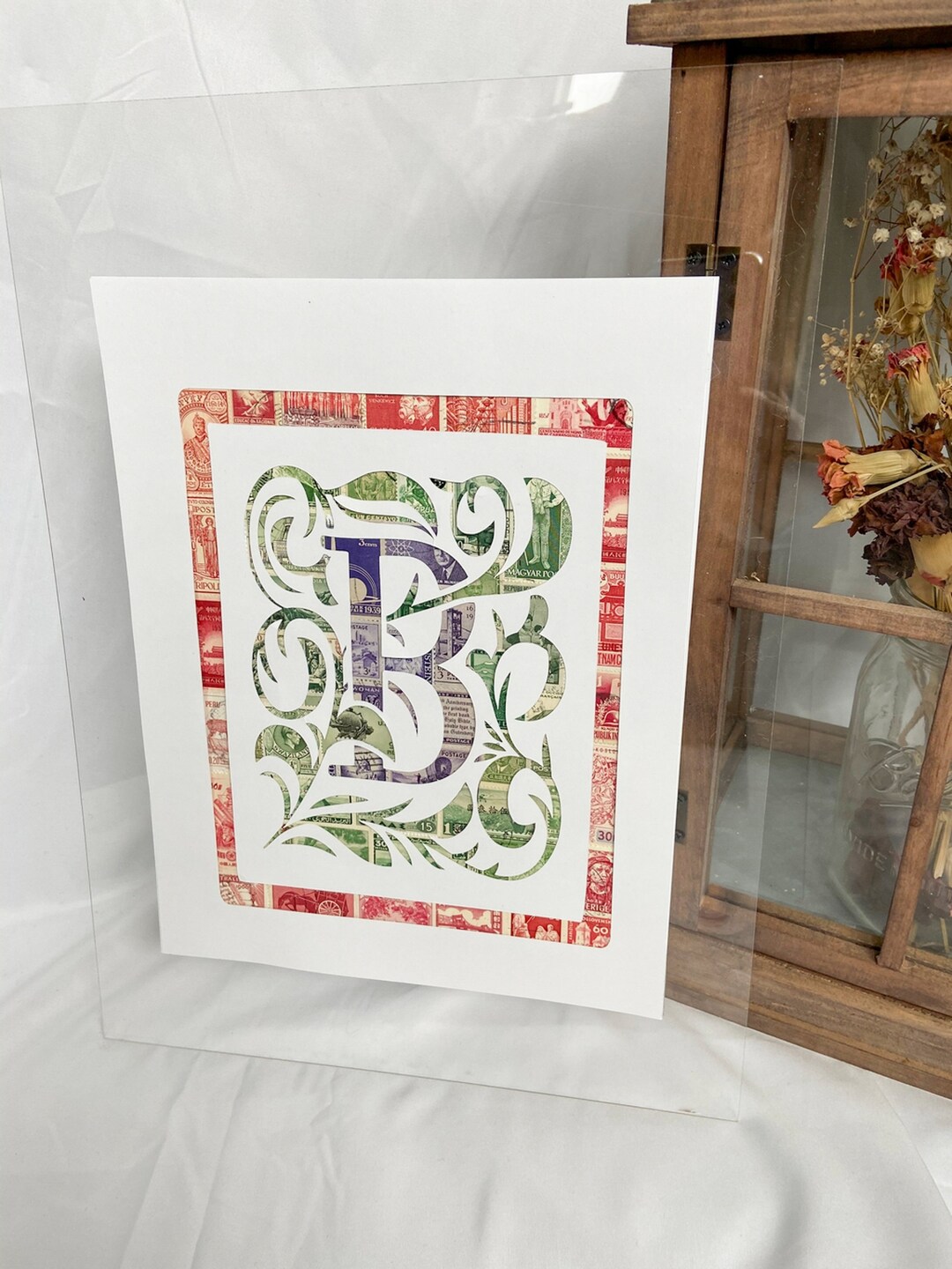 Postage Stamp Wall Art, Postage Stamp Art Collage, Postage Stamp Art ...