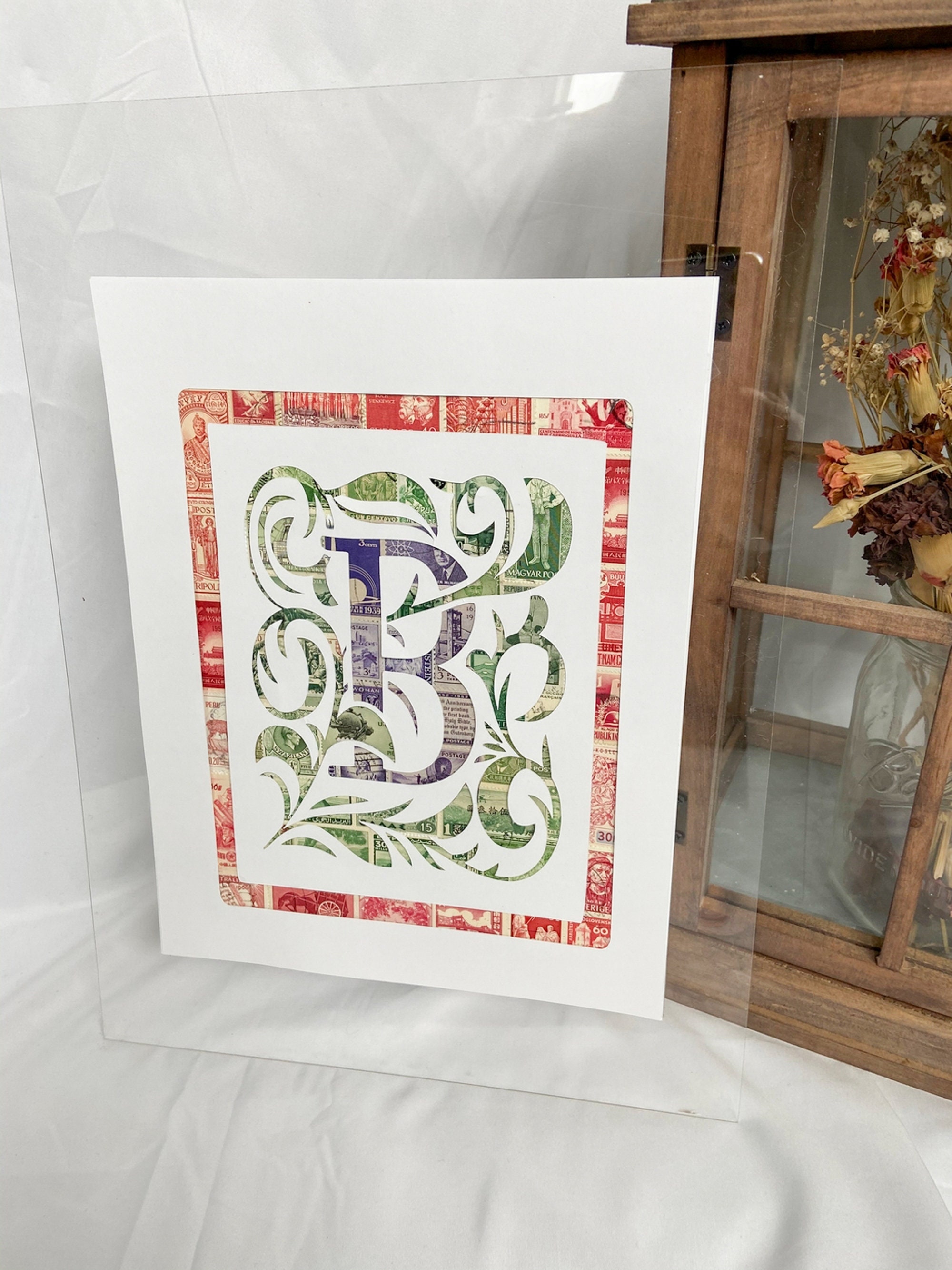 Postage Stamp Wall Art Postage Stamp Art Collage Postage - Etsy