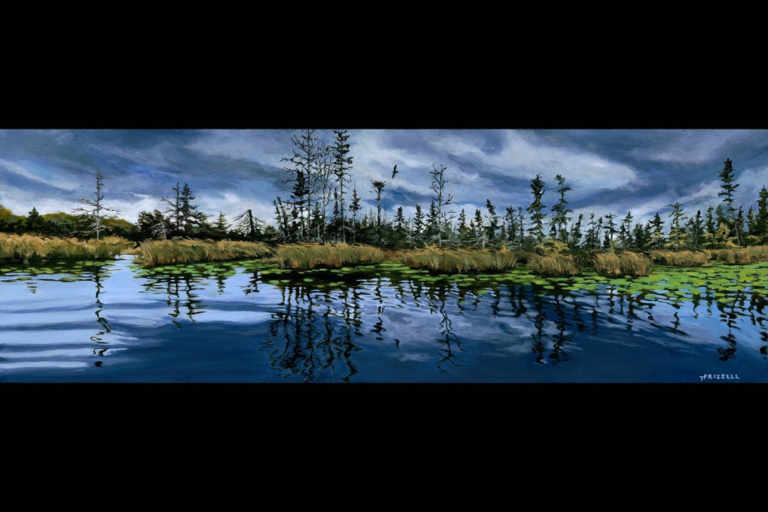 Osprey on Tofte Lake Wall Art Giclee Artwork Print, Ely Minnesota ...