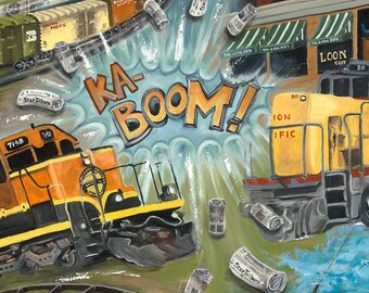 Union Pacific Graffiti - Etsy