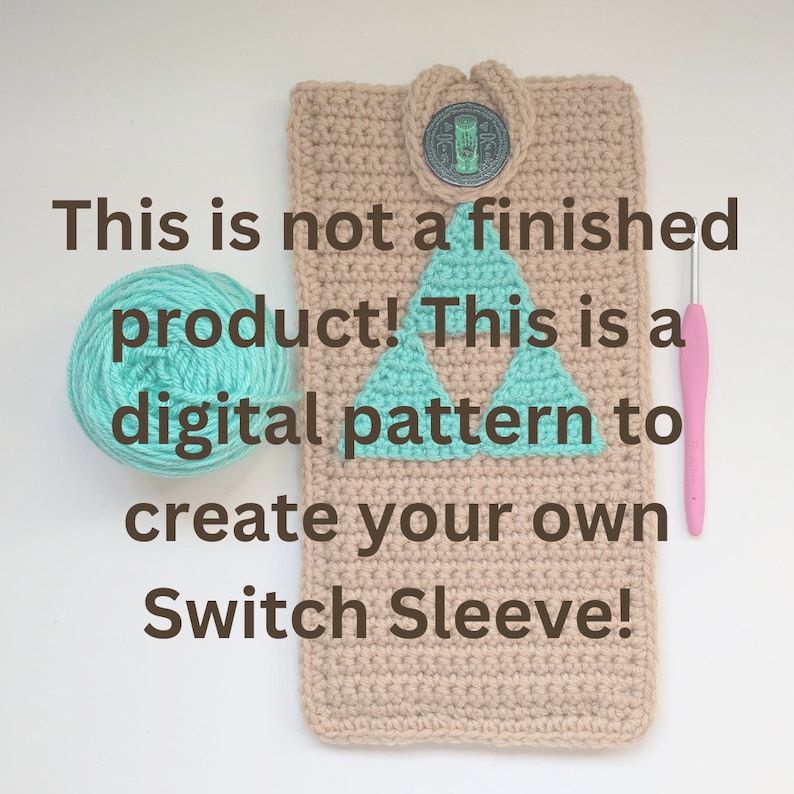 PATTERN Zelda Tears of the Kingdom Inspired Crochet Switch Sleeve ...