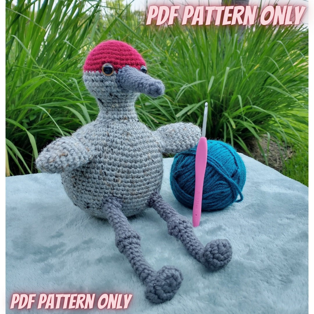 PDF Sylvia the Sandhill Crane PATTERN - Etsy