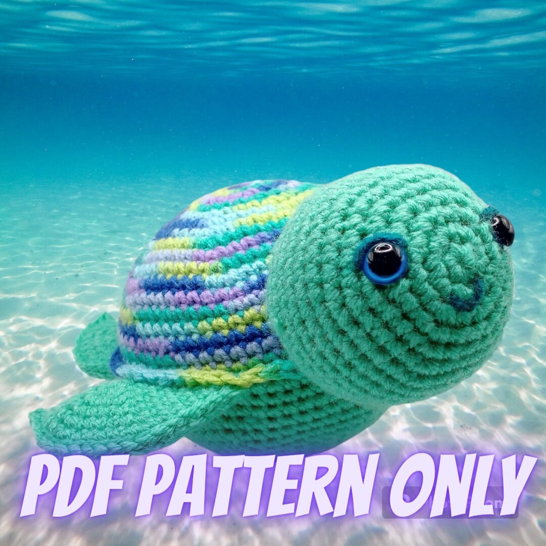 Sierra the Sea Turtle Pattern - Etsy