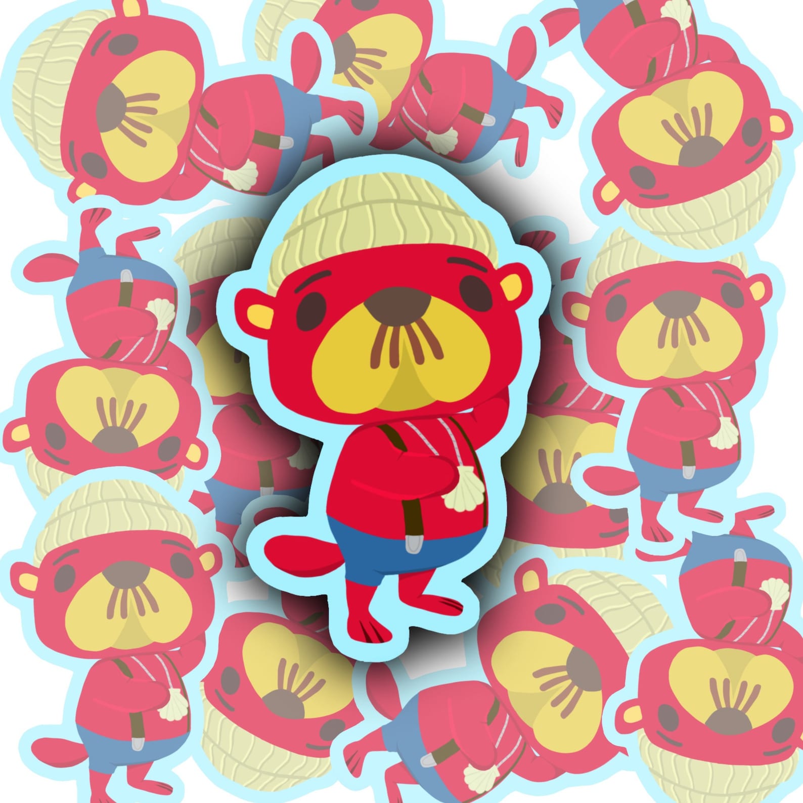 Pascal Animal Crossing Sticker Vinyl Sticker Matte Sticker - Etsy