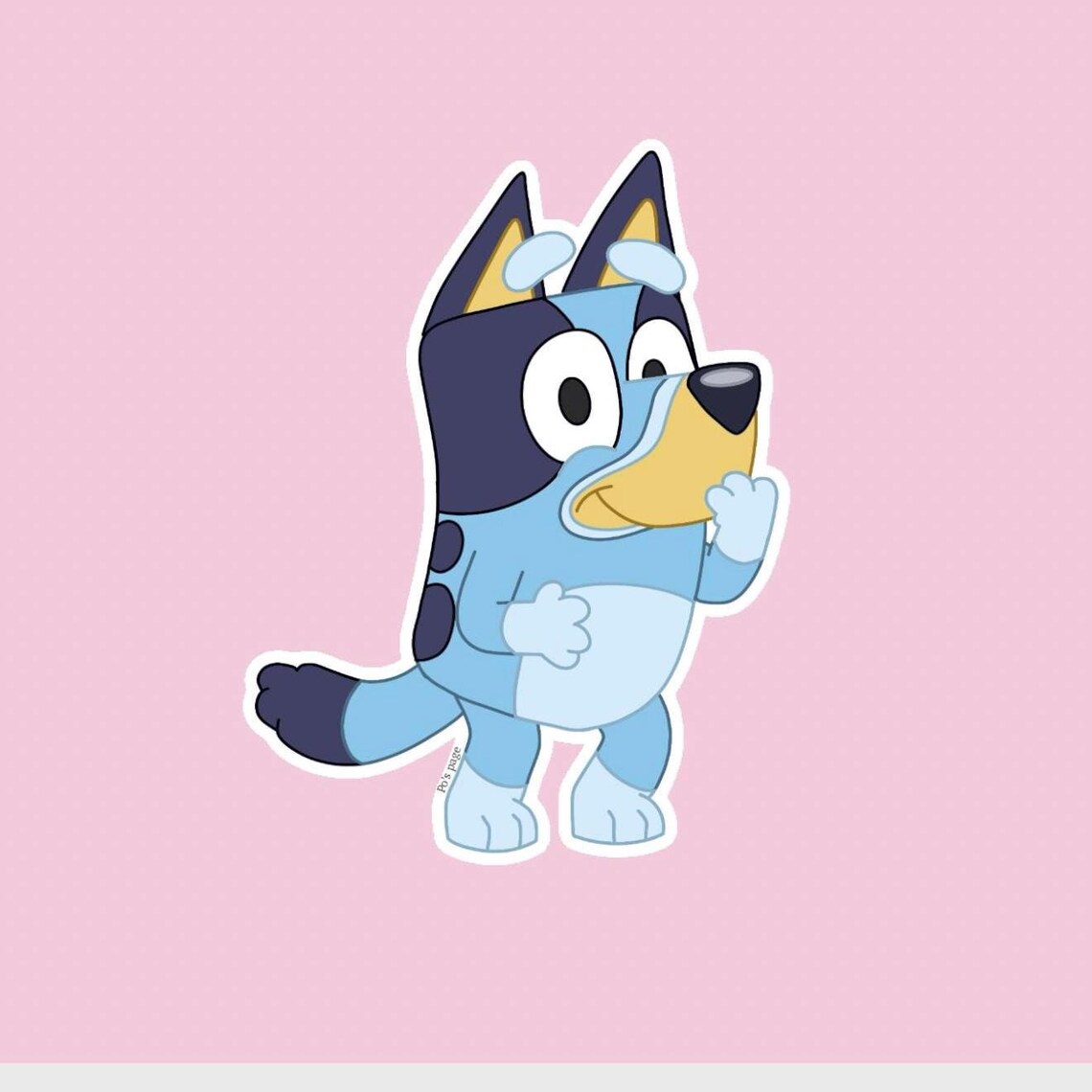 Blue Heeler Sticker - Etsy