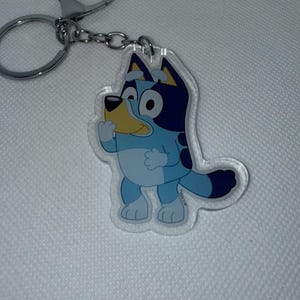 Blue Heeler Keychain - Etsy