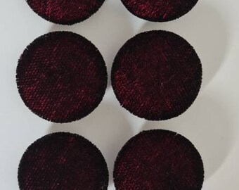 Velvet Covered Buttons | Etsy