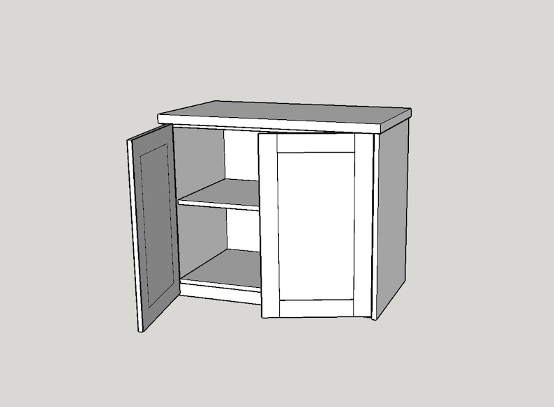 Professional Wood Working Plans Free Standing Storage Cabinet - Etsy
