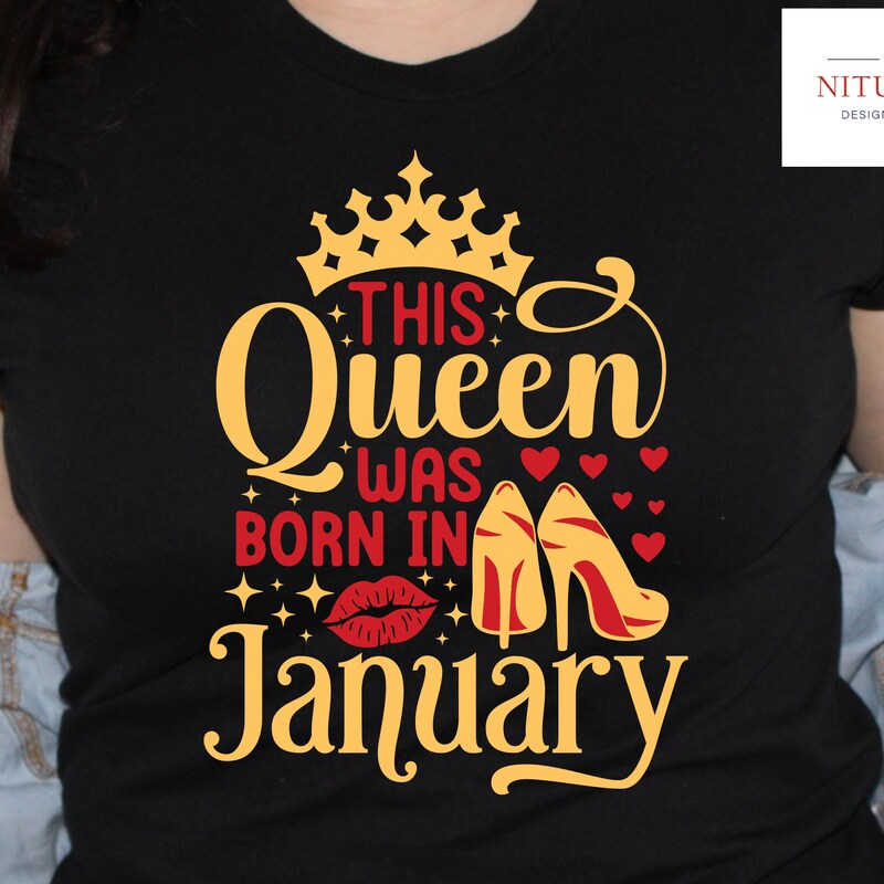 January Girl Svg - Etsy