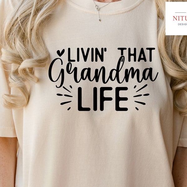 Livin That Grandma Life Png - Etsy