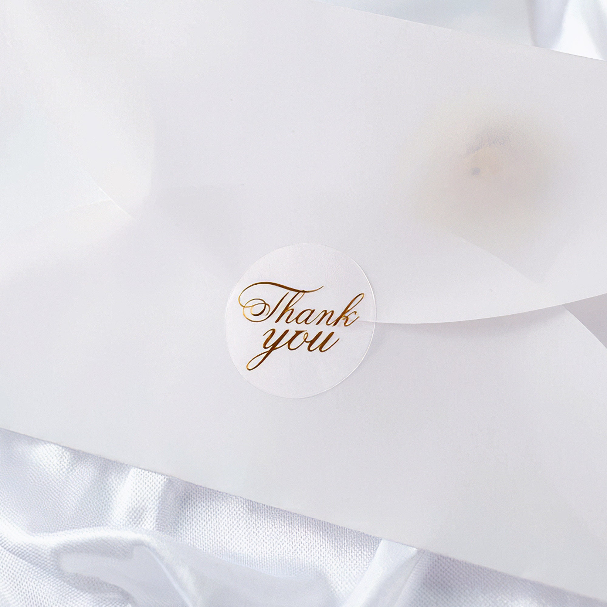 Gold Foil Transparent Stickers, Custom Labels Favors, Personalized ...