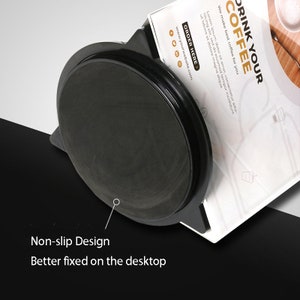 Custom 3-sided Sign Holder With Revolving Base,3 Grid Rotating Poster ...