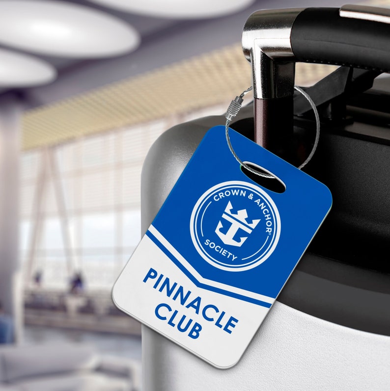 Royal Caribbean Pinnacle Club Status Luggage Tags Crown & Anchor ...