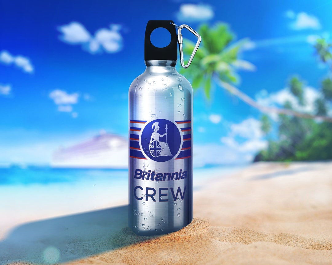 Britannia Airways Crew Aluminium Water Bottle - Etsy
