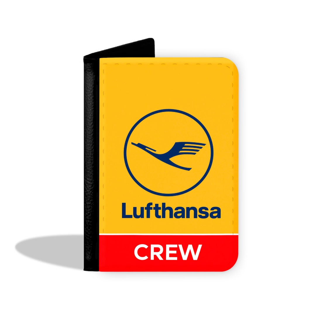 Lufthansa Yellow Cabin Crew Passport Cover - Aviation - Limited Edition ...