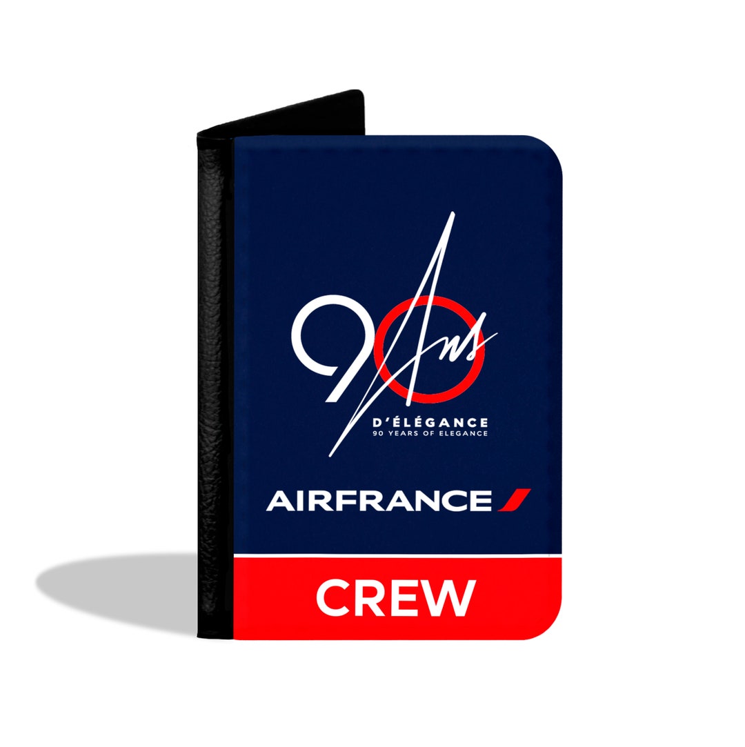 Air France 90 Years Cabin Crew Passport Cover - Aviation - Limited ...