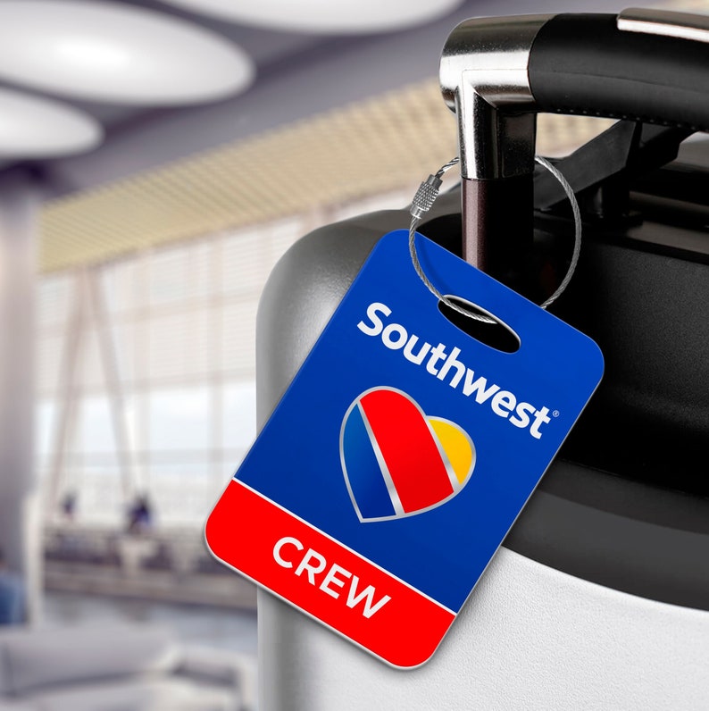 Southwest Crew Luggage Tag - Airlines, Cabin Crew, Aeroplane, Livery ...