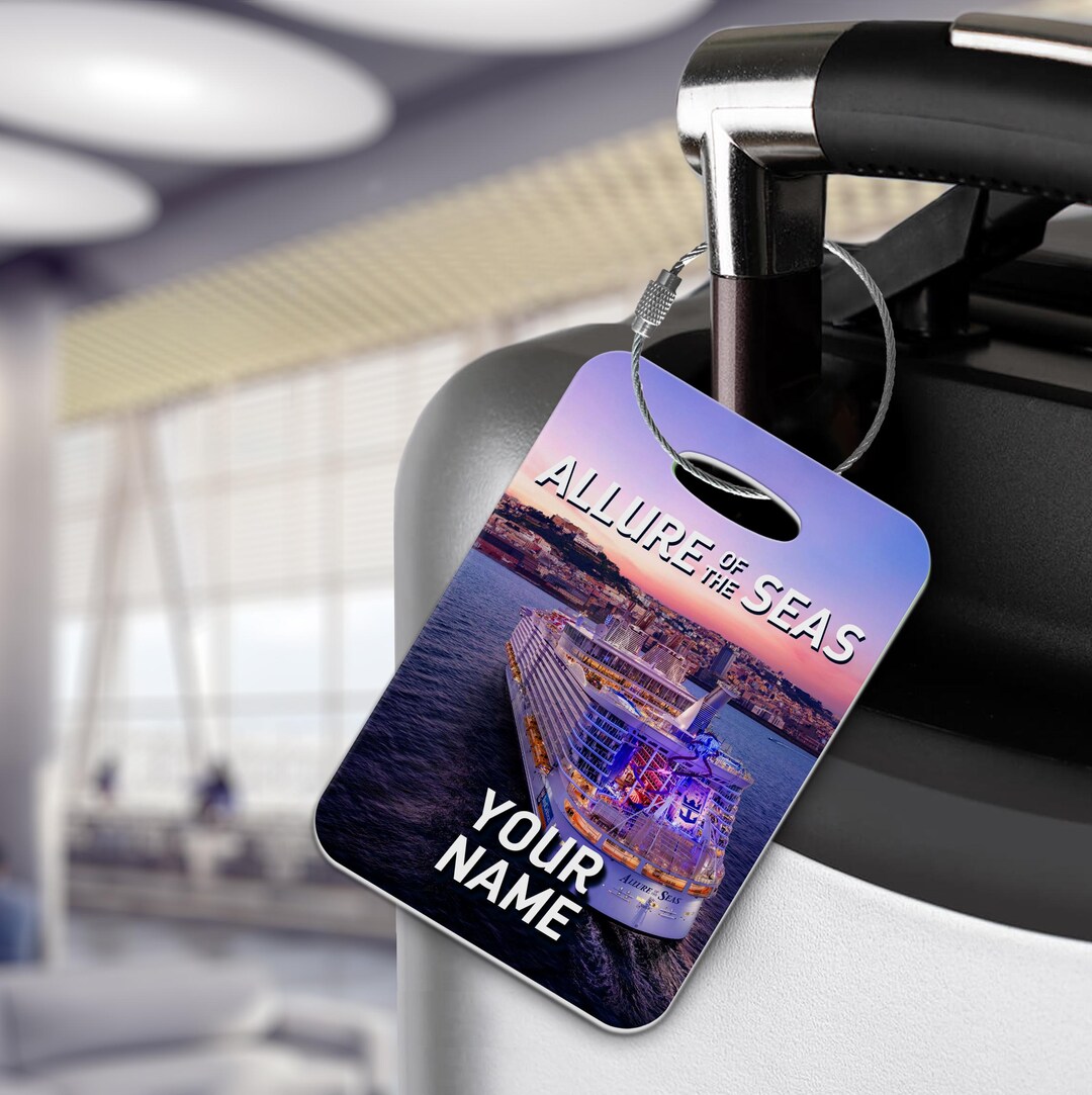 Allure of the Seas - Royal Caribbean Luggage Tags - Cruise Ship ...