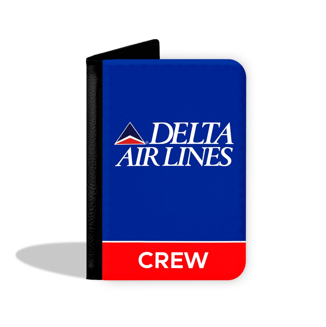 Retro Delta Airlines Cabin Crew Passport Cover Aviation Limited Edition ...