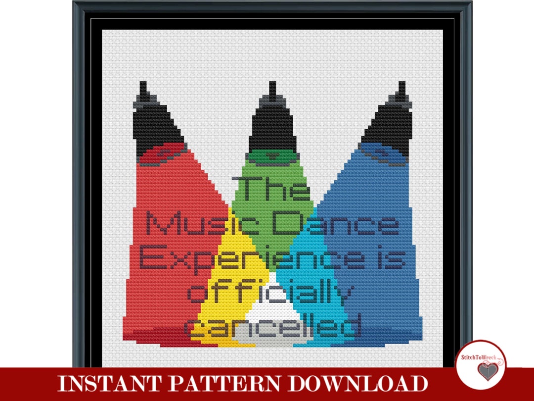 Severance Music Dance Experience Cross is Cancelled Stitch Pattern ...