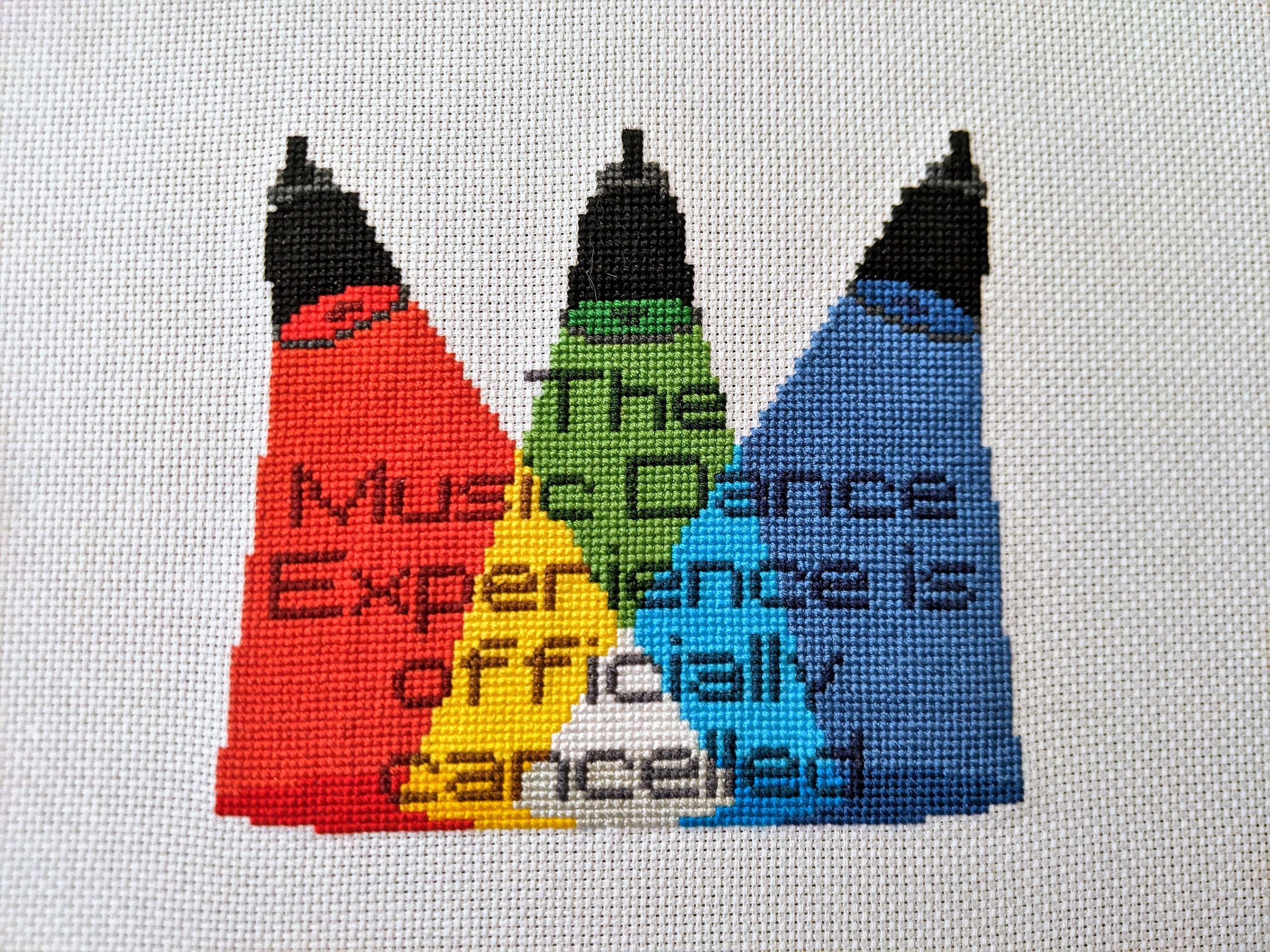 Severance Music Dance Experience Cross is Cancelled Stitch - Etsy