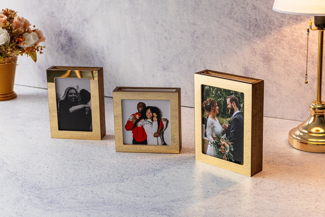 Wooden Picture Box Personalized Photo Keepsake Photo Box Memory Box ...