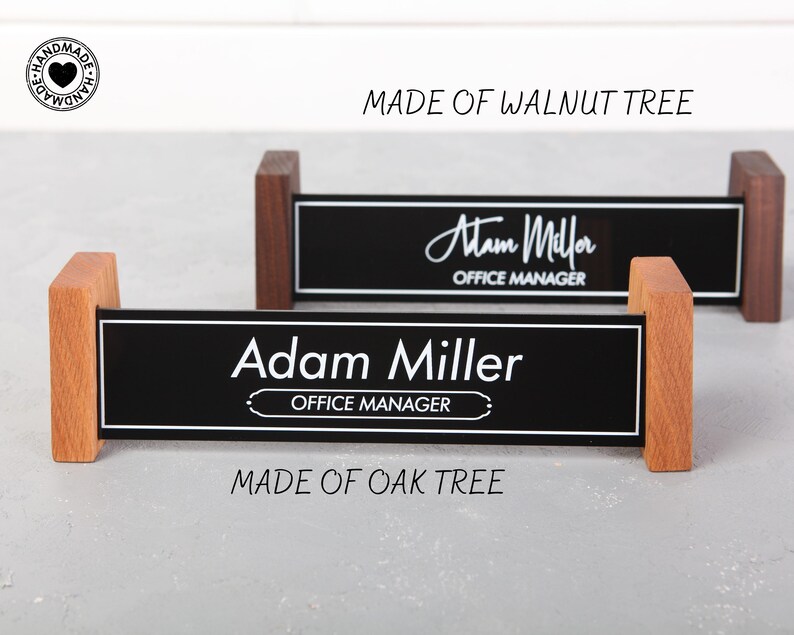 Executive Personalized Desk Name Plate - Custom Name Plate - Custom ...