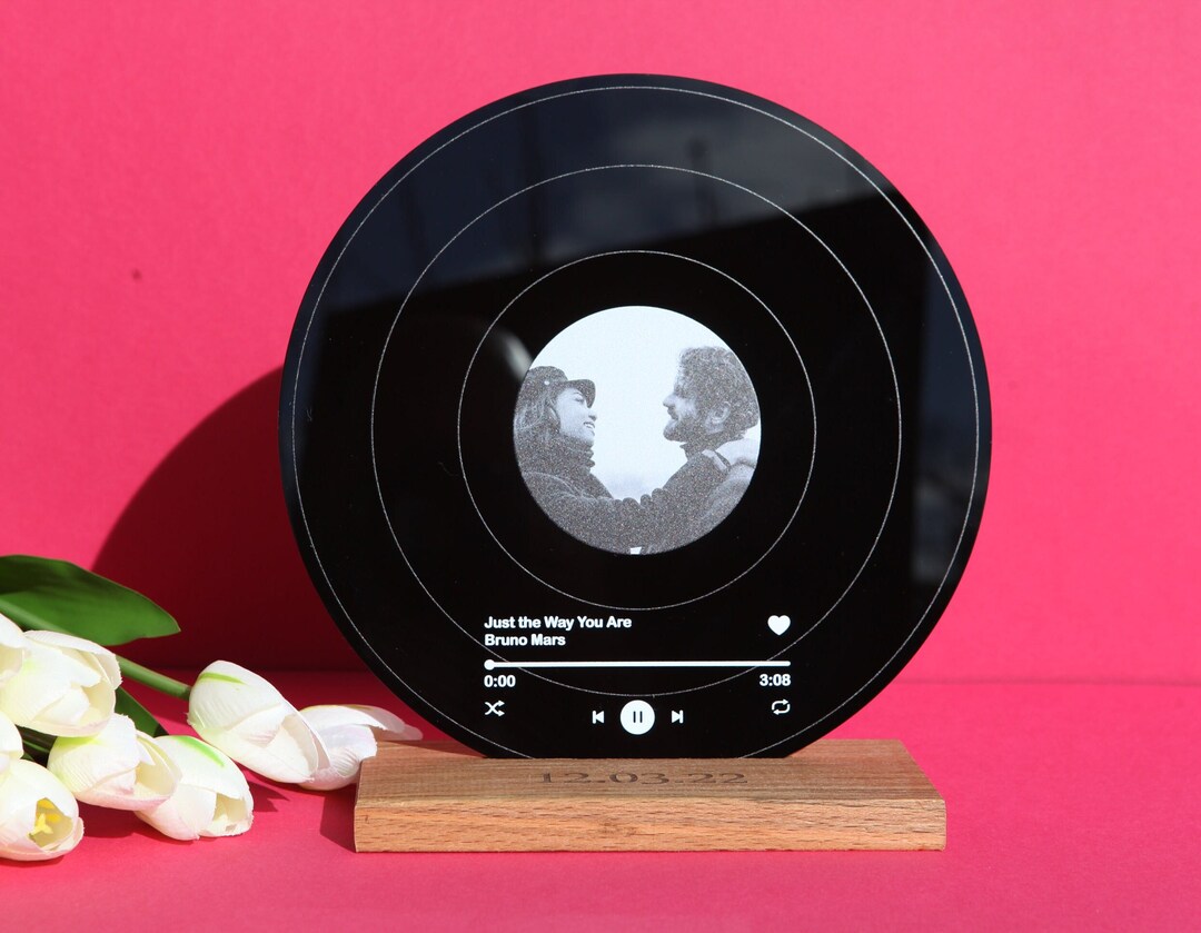 Personalized Record Display - Best Gift for Husband - Father Gift ...