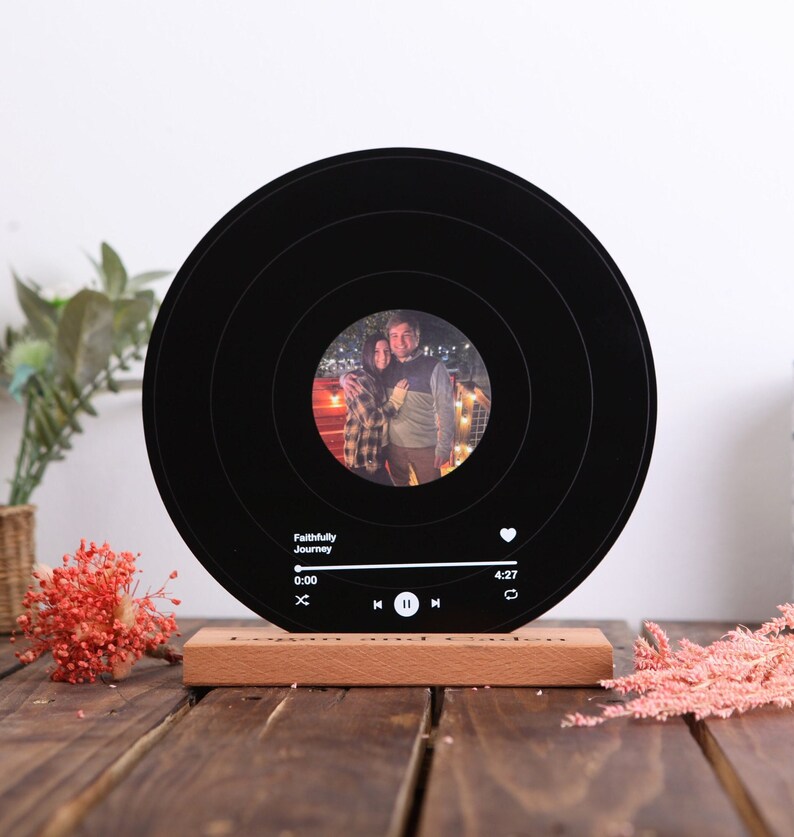 Personalized Record Display - Best Gift for Husband - Father Gift ...