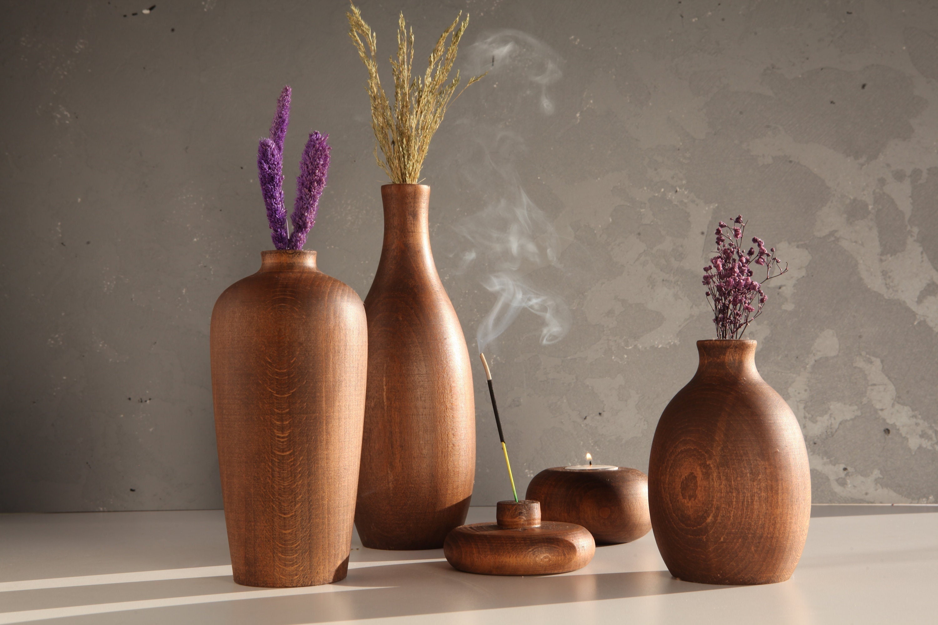 Minimalist Vase Sets Flower Vase New Home Gift Handmade - Etsy