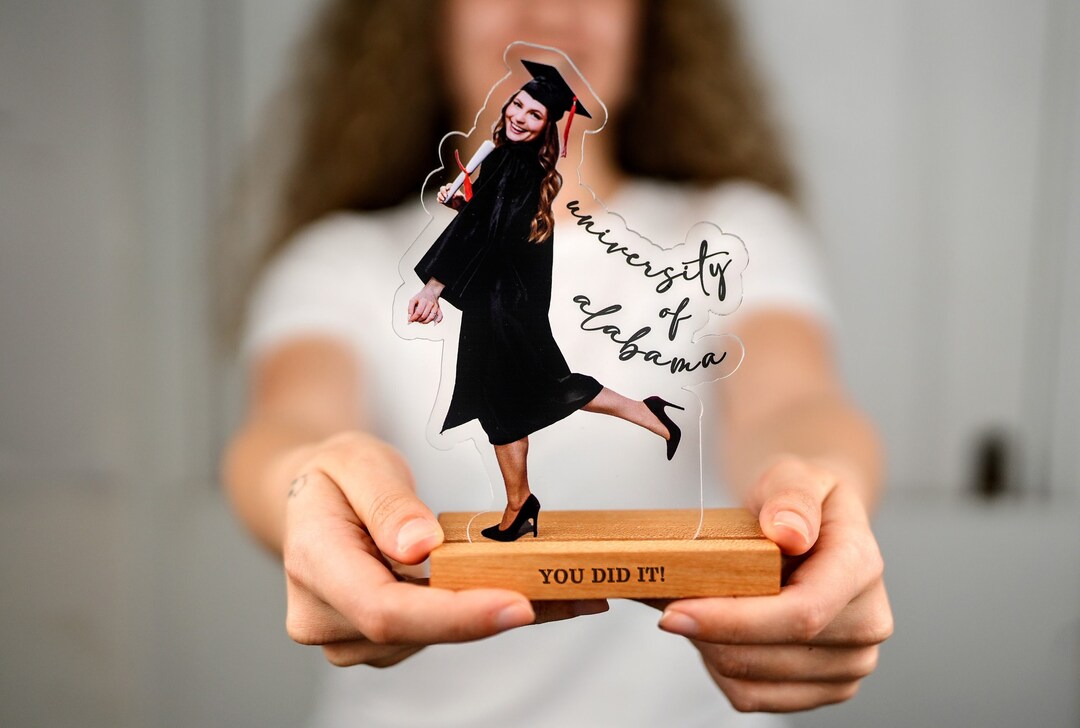Personalized Graduation Photo Statue - Graduation Gift - High School ...