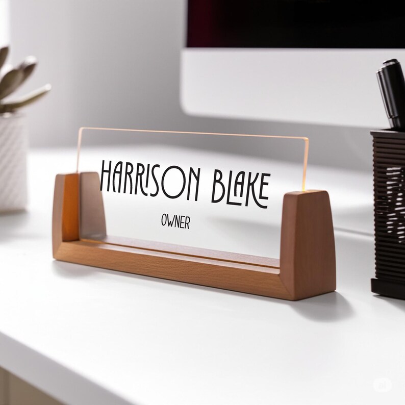 Personalized Office Desk Sign for Professionals, Teacher, Doctor ...