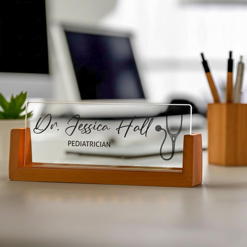 Heart Surgeon Personalized Name Plate - Unique Doctor Gift - Heart ...