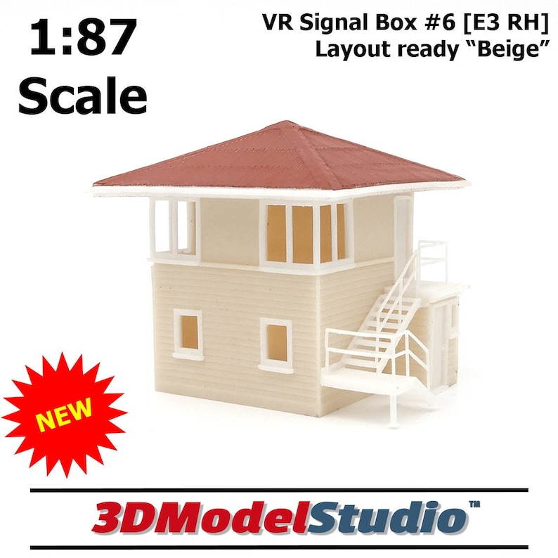 VR Victorian Railways Signal Box #6 [E3 RH] Beige 1:87 Scale - Etsy