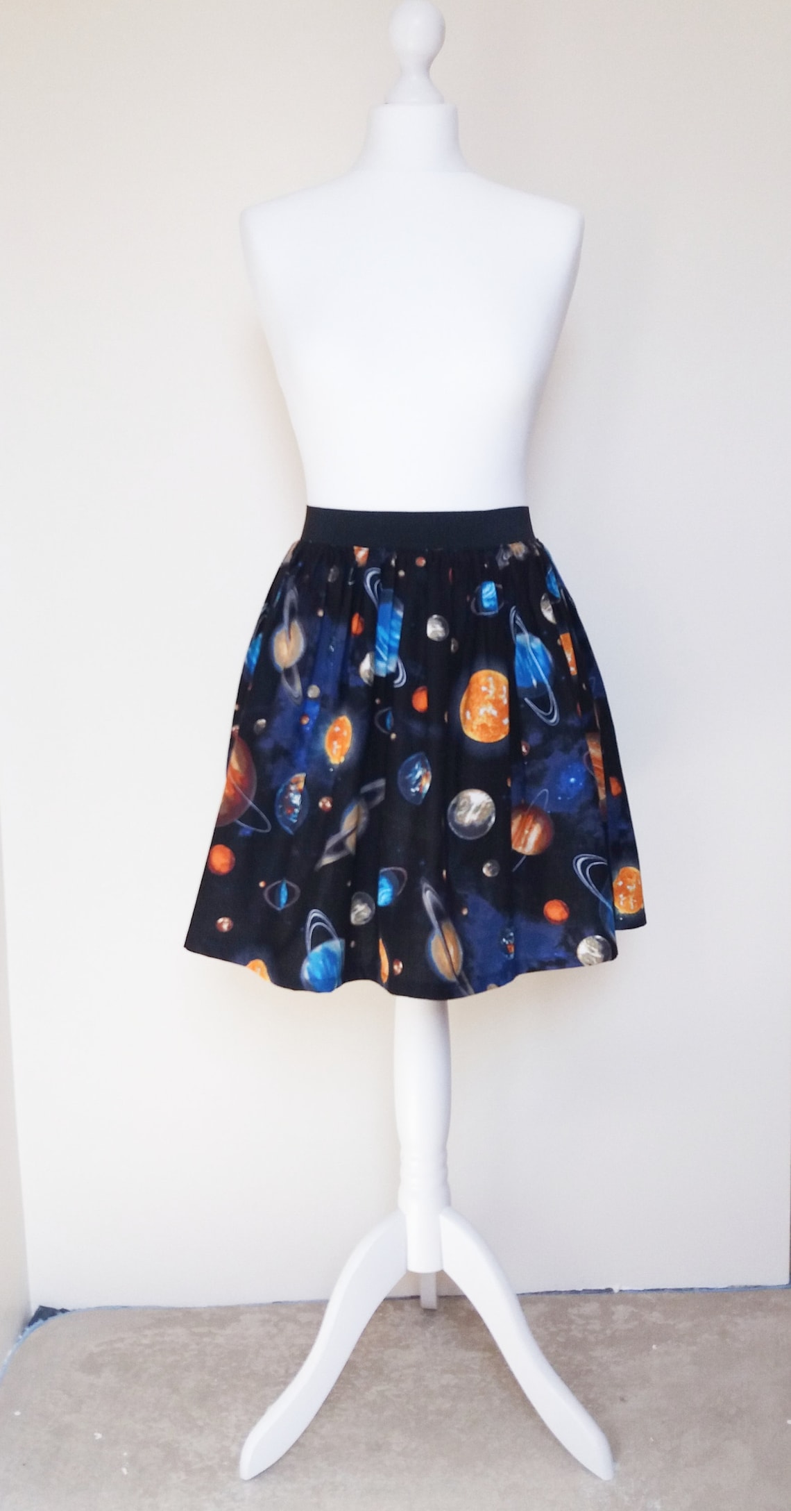 Planets Skirt Space Skirt Womans Planets Skirt Womans Space | Etsy