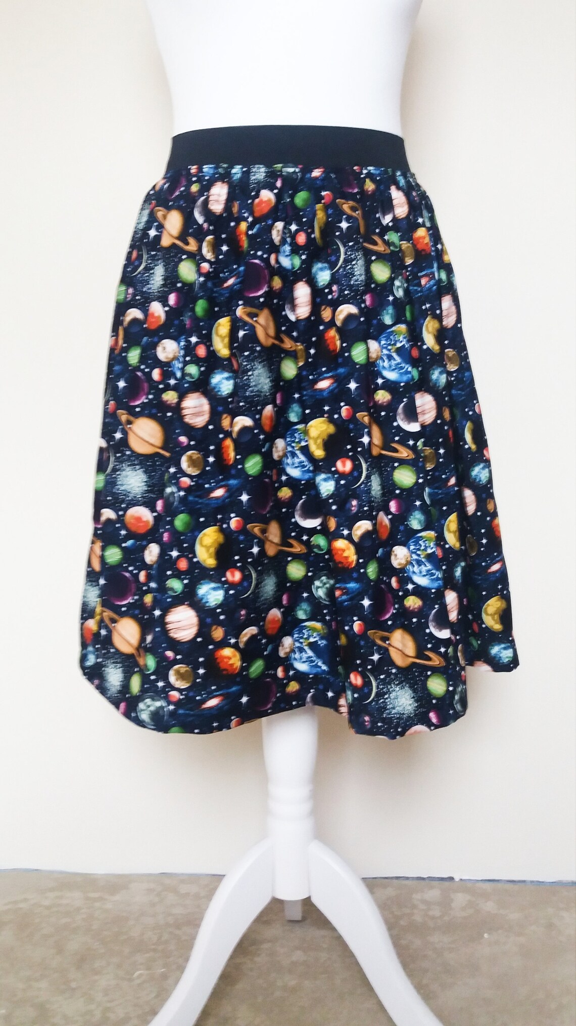 Planets Skirt Space Skirt Womans Planets Skirt Womans Space - Etsy