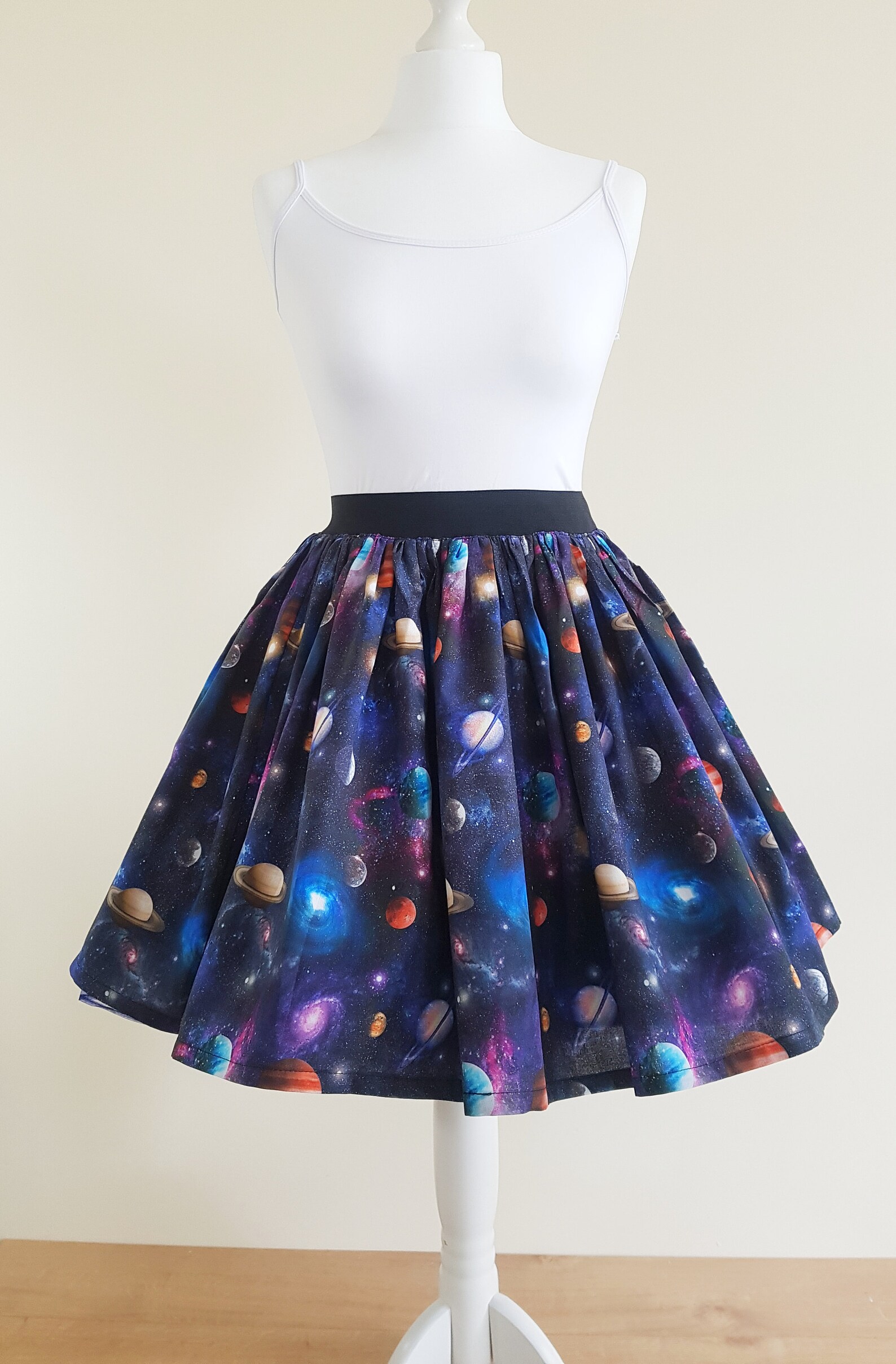 Planets Skirt Space Skirt Womans Planets Skirt Womans Space | Etsy