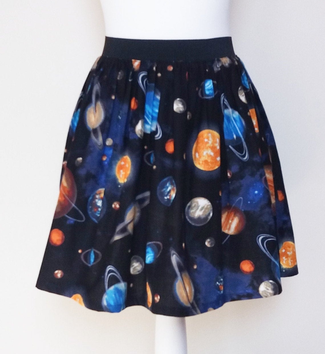 Planets Skirt, Space Skirt, Womans Planets Skirt, Womans Space Skirt ...