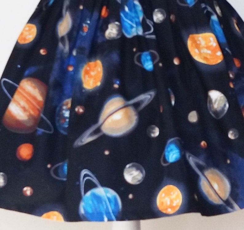 Planets Skirt, Space Skirt, Womans Planets Skirt, Womans Space Skirt ...