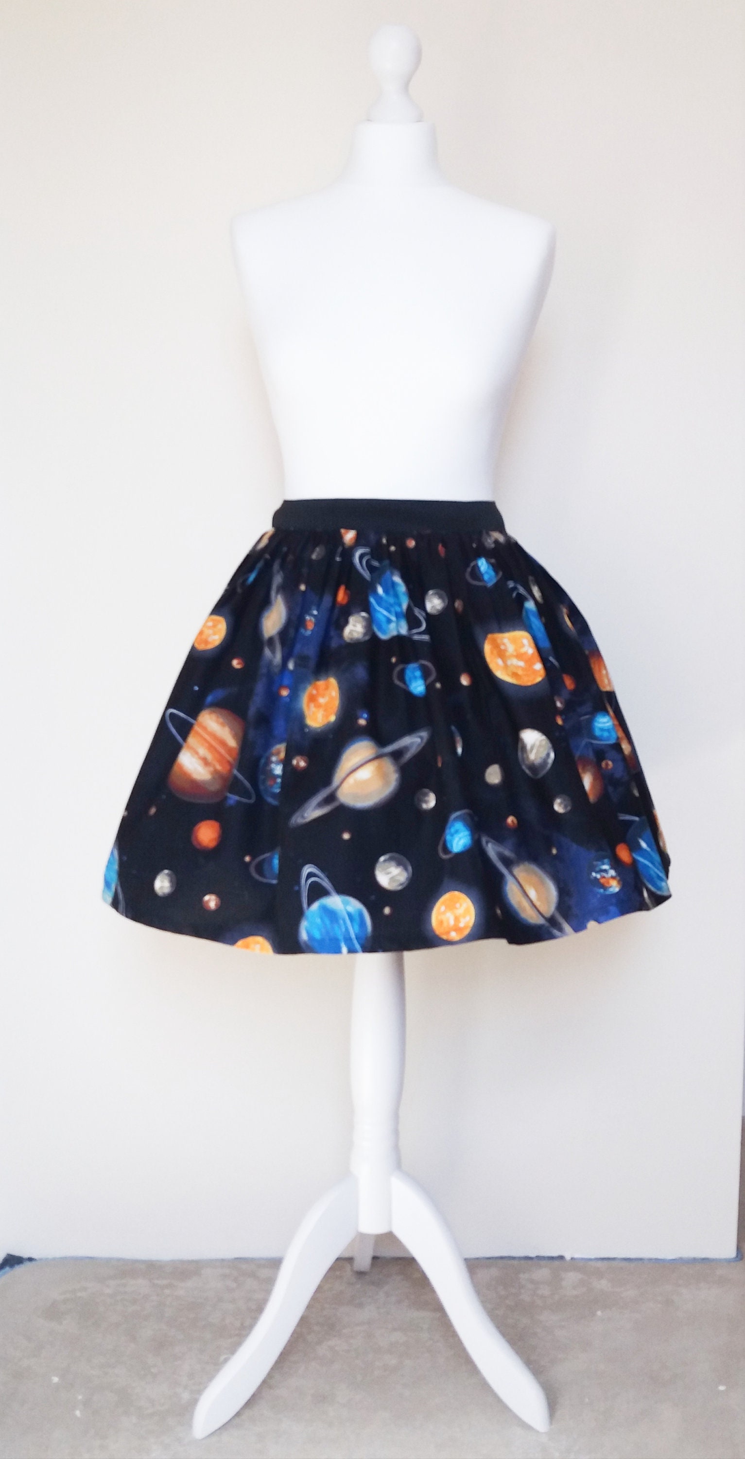 Planets Skirt, Space Skirt, Womans Planets Skirt, Womans Space Skirt ...
