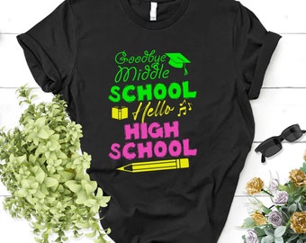 Goodbye Middle School Hello High School - Etsy