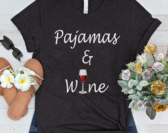 Funny Wine Pajamas - Etsy