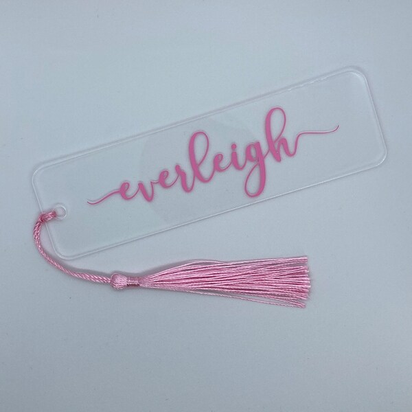 Acrylic Bookmark - Etsy