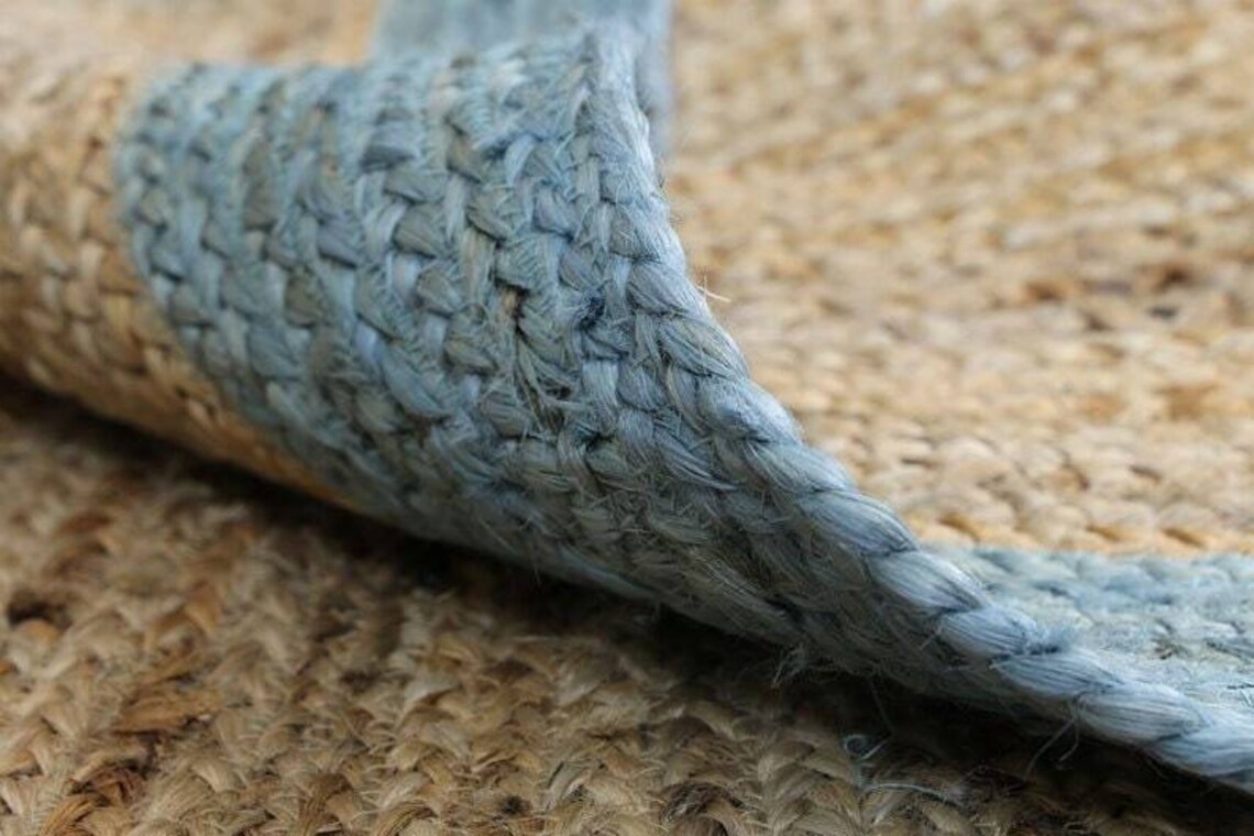 Natural Jute Rug Braided Rug Boho Rug Boho Decor Rug | Etsy