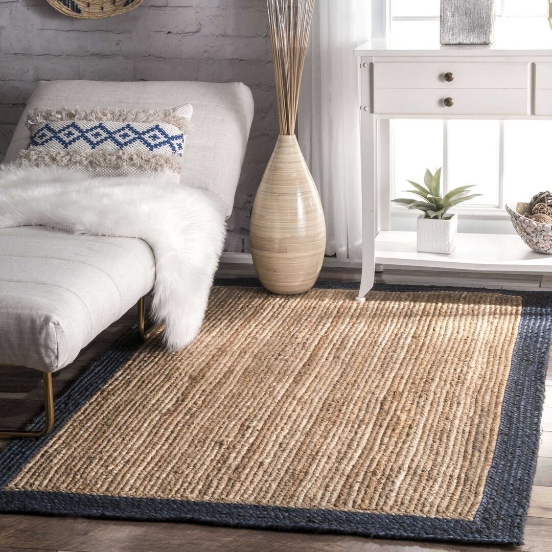 Jute Rug, Natural Jute Rug, Braided Jute Rug, Boho Rug, Natural Rug ...