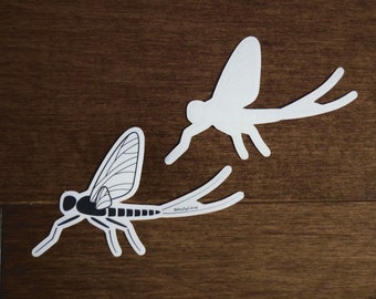 Stonefly Nymph Vinyl Fly Fishing Sticker - Etsy