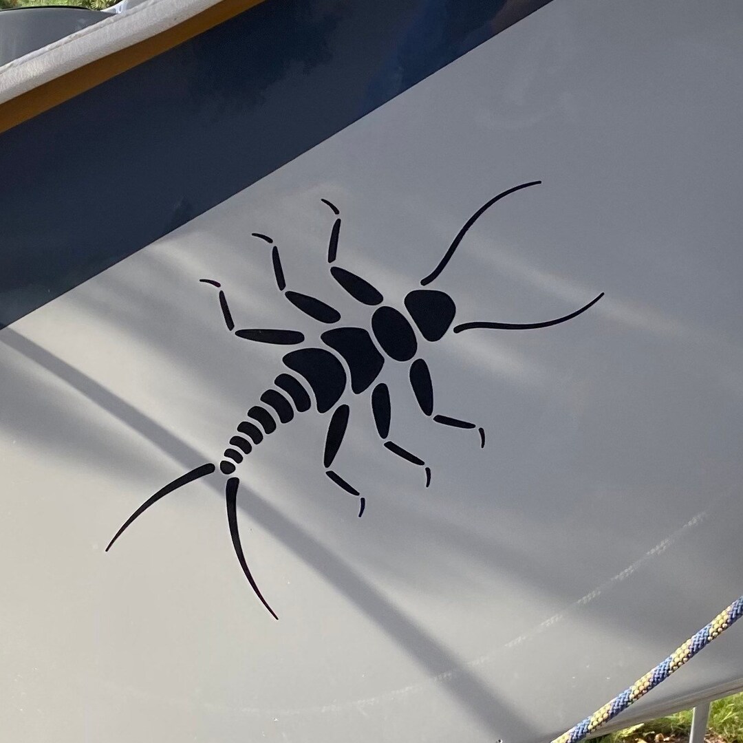 Big Stonefly Nymph Transfer Sticker - Etsy