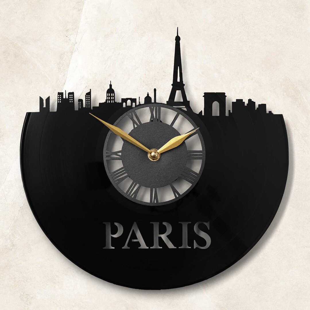 Eiffel Tower Clock Paris Clock France Clock - Etsy