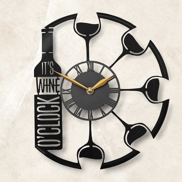 Wine Clock - Etsy